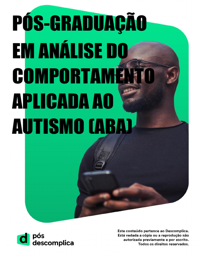 PDC - Pós-Graduação em Análise Do Comportamento Aplicada Ao Autismo ...