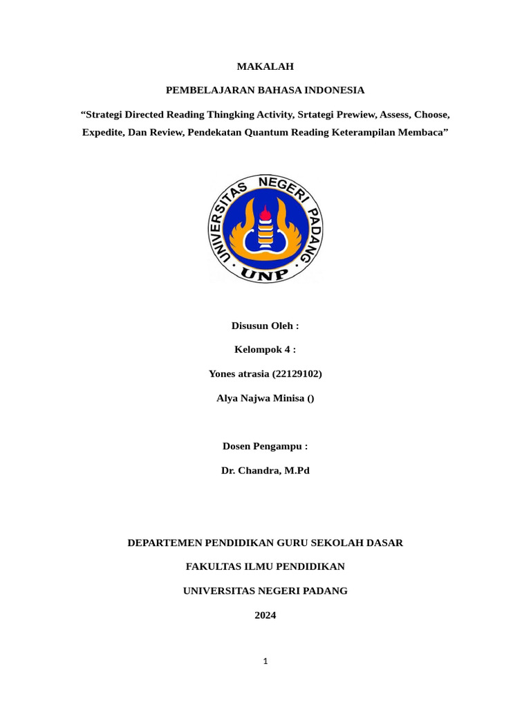 MAKALAH B.INDO KEL 4setelah Uts | PDF