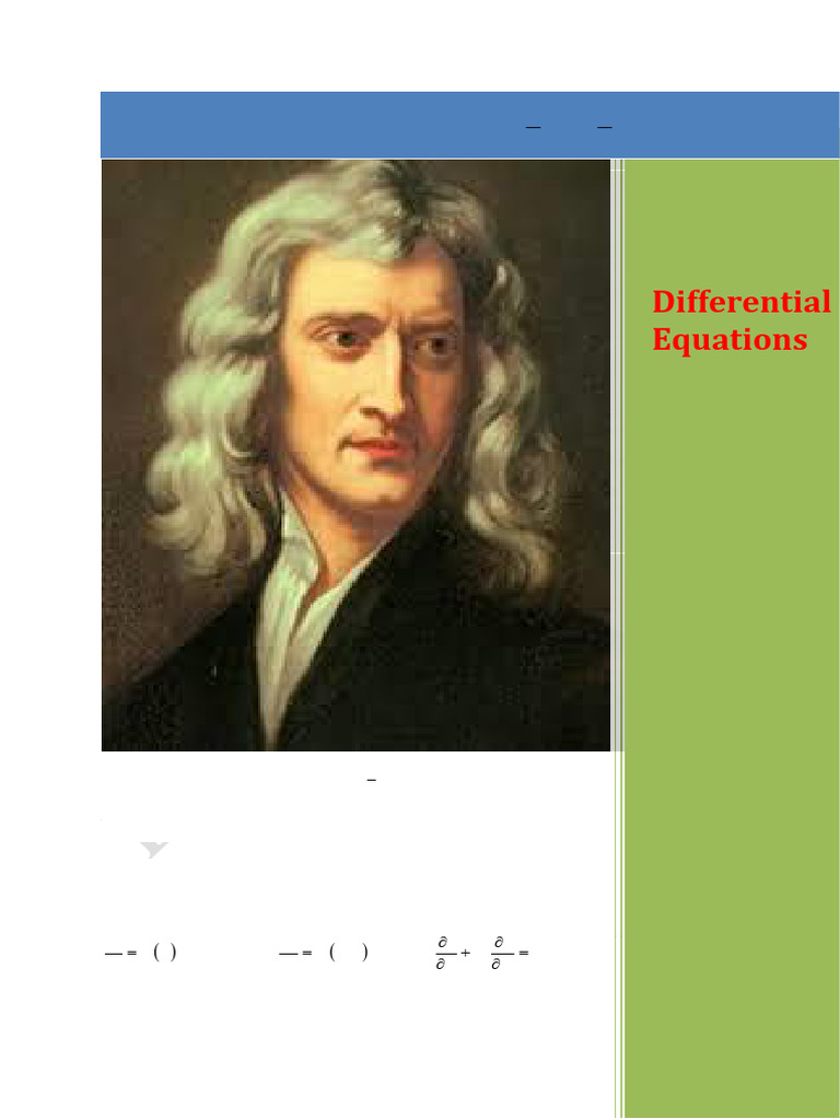 Notes Maths - II Unit I Differential Equations | PDF Notes Maths - II Unit I Differential Equations | PDF