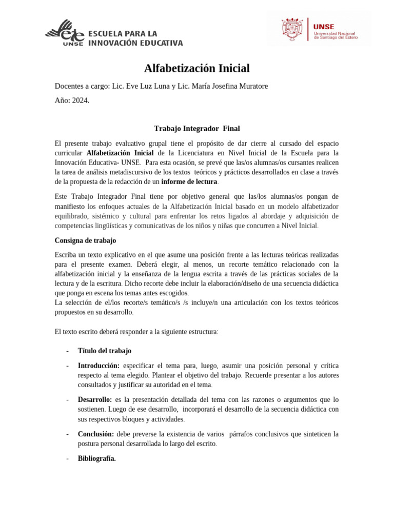 Trabajo Integrador Final | PDF