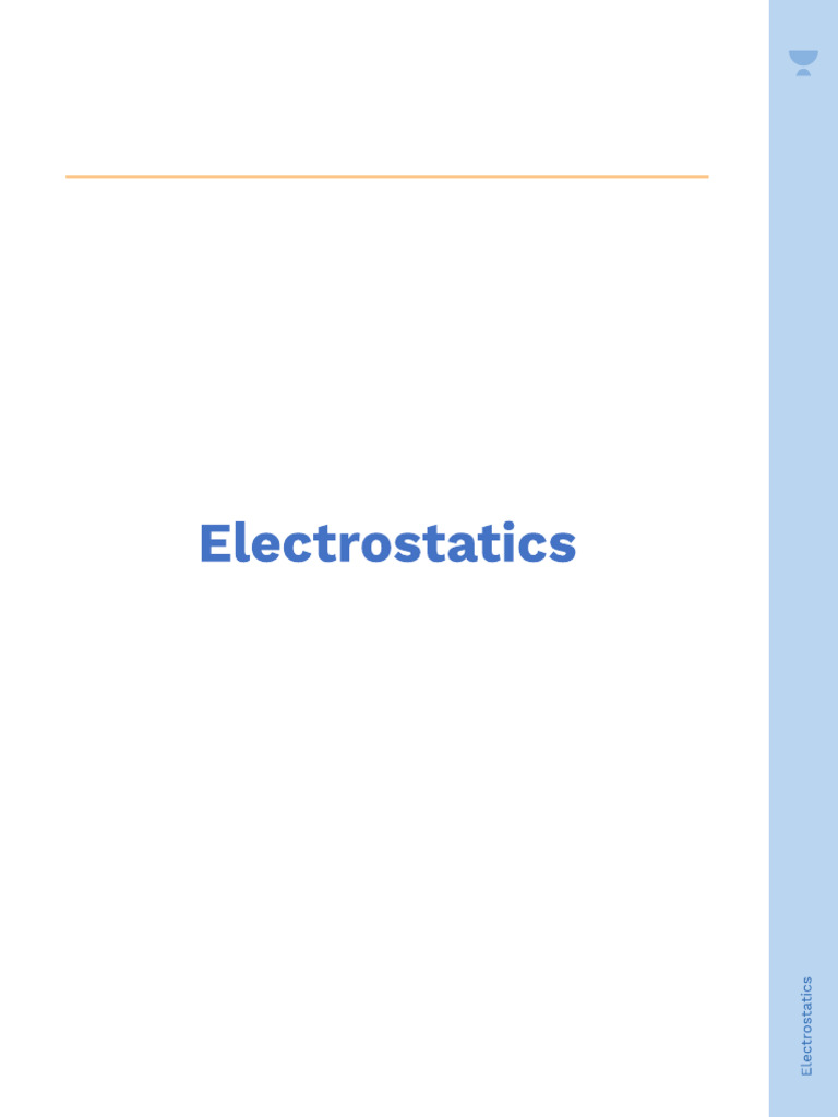 Electrostatics Notes | PDF