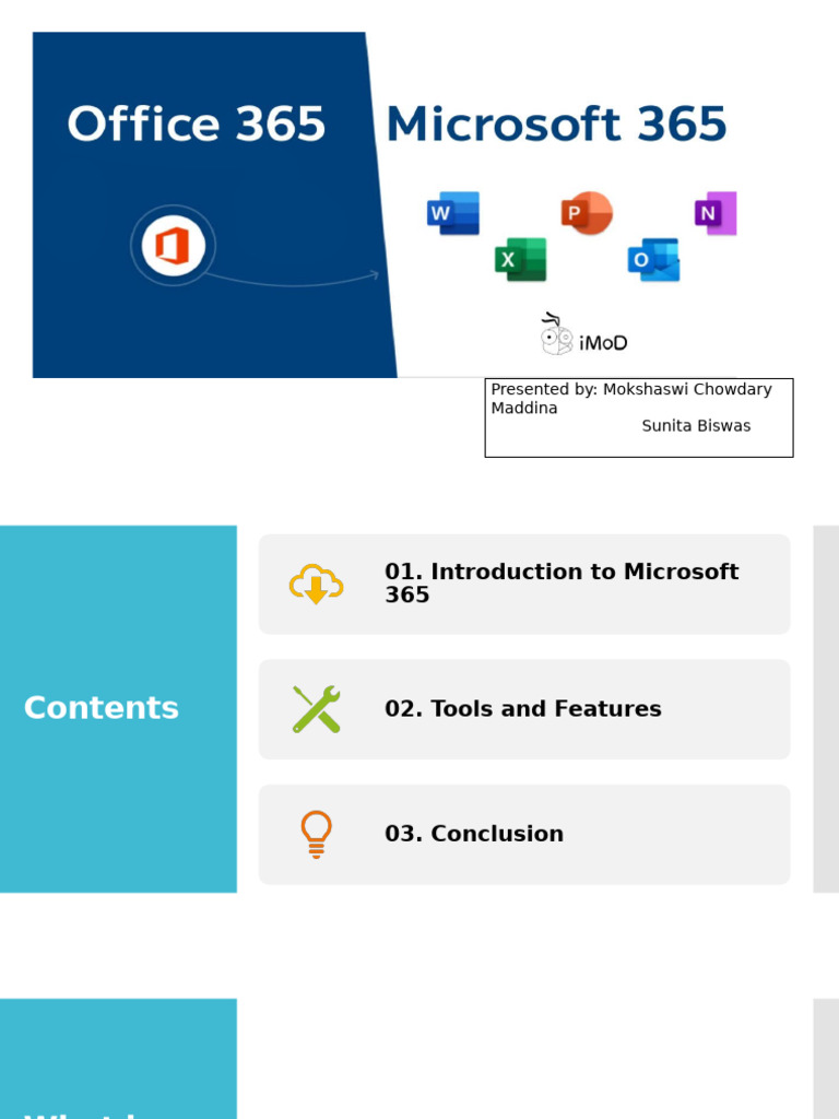 Presentation - Microsoft 365 | PDF