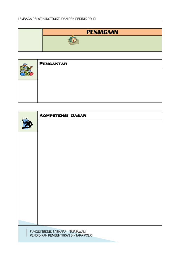 Modul 03 Penjagaan | PDF