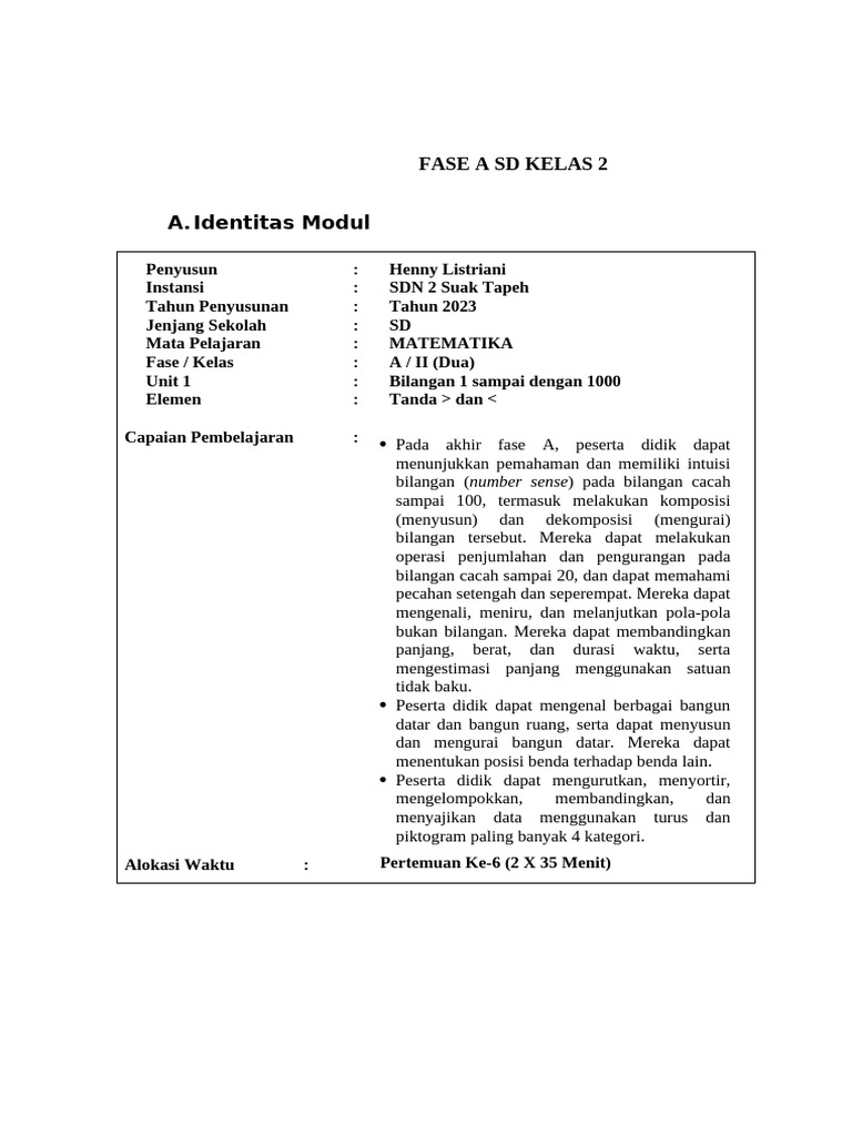 Modul 6 MTK | PDF