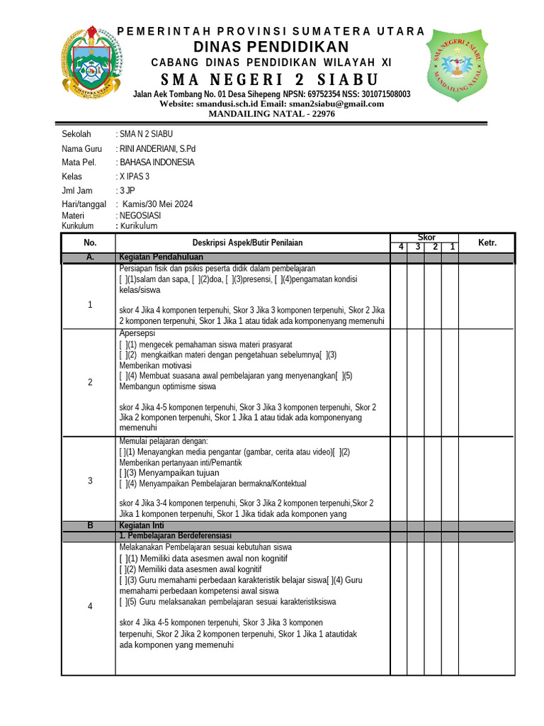 Instrumen Rini | PDF