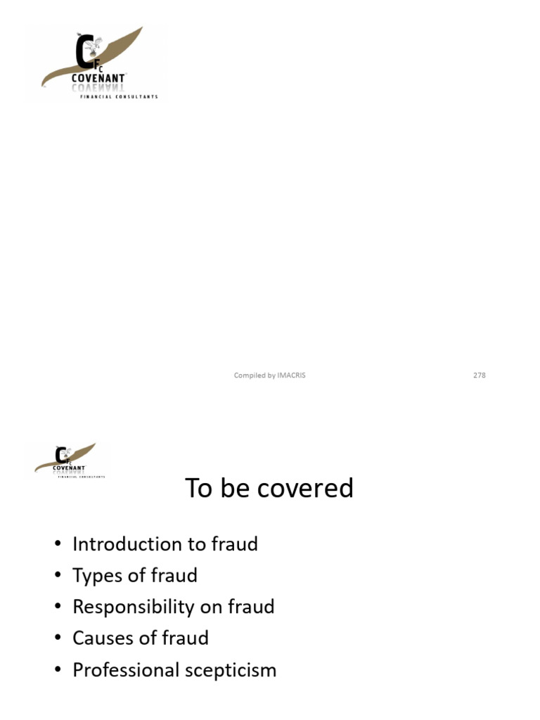 Fraud Handout | PDF