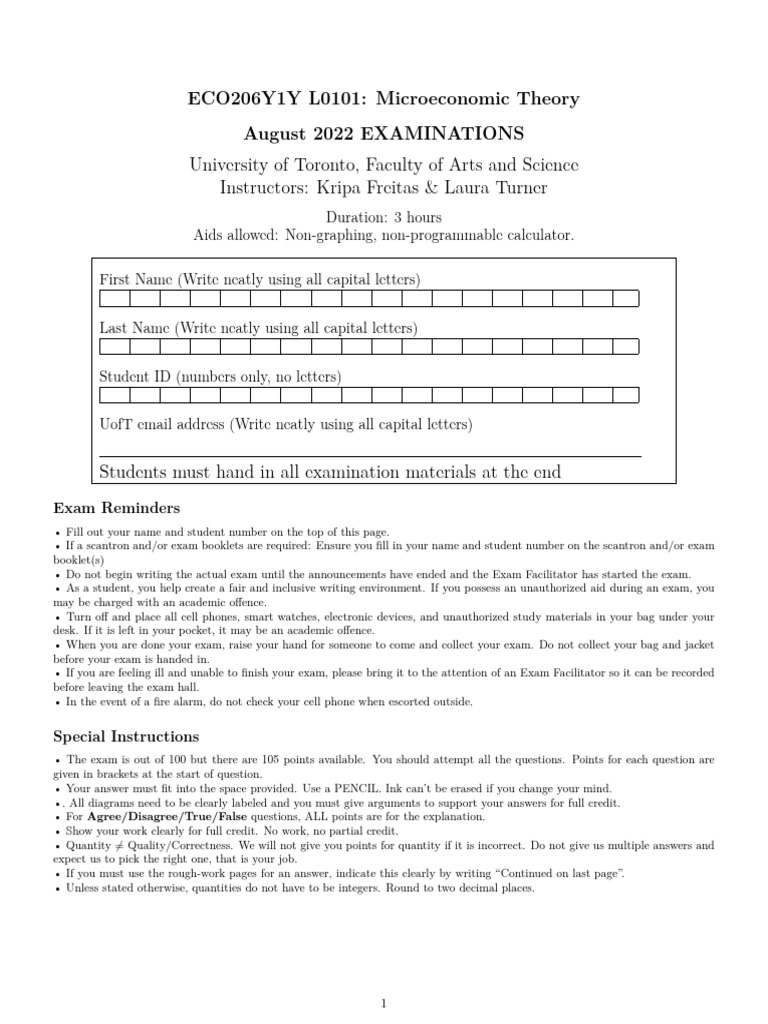 2022 Exam Solutions | PDF