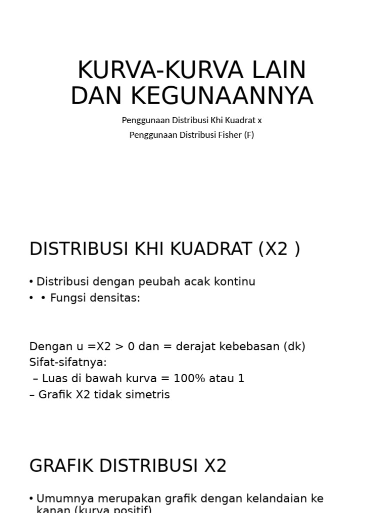 Kurva-Kurva Lain Dan Kegunaannya | PDF