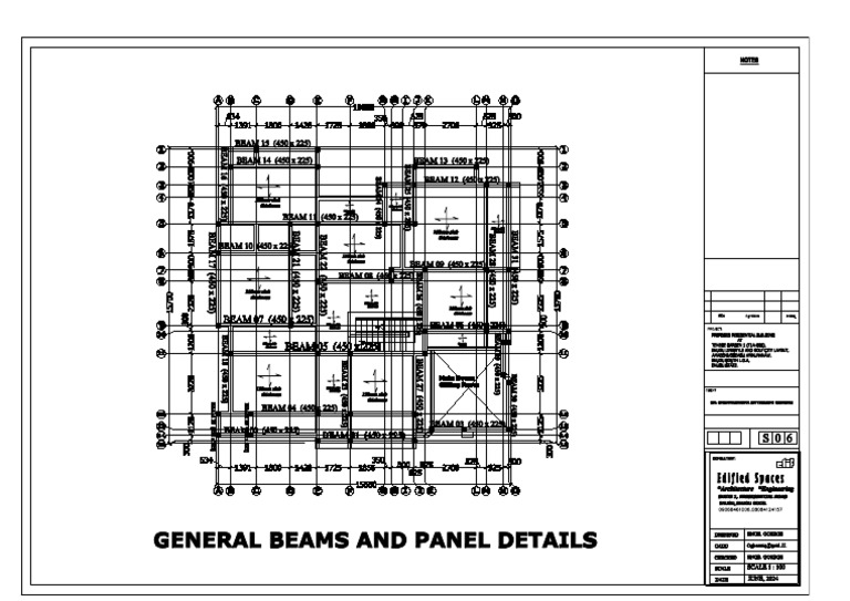 General Beams & Panel Detail | PDF
