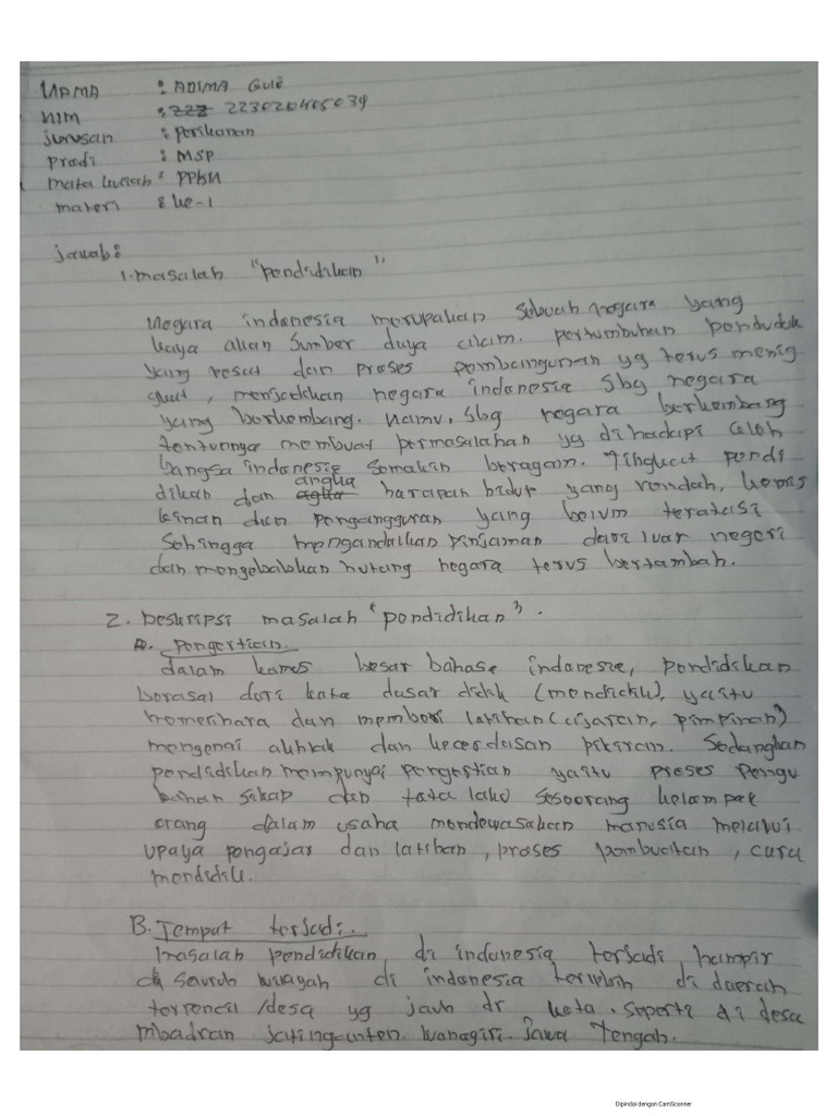 Tugas PPKN Adima Gulo | PDF
