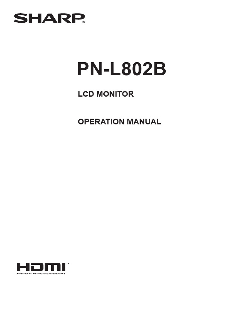 PN l802b Operation Guide | PDF