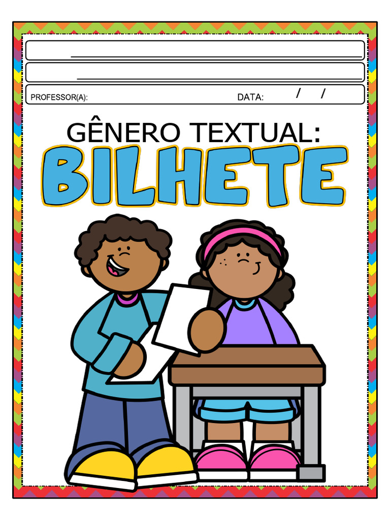 Gênero Textual Bilhete Atv 2 Ano | PDF