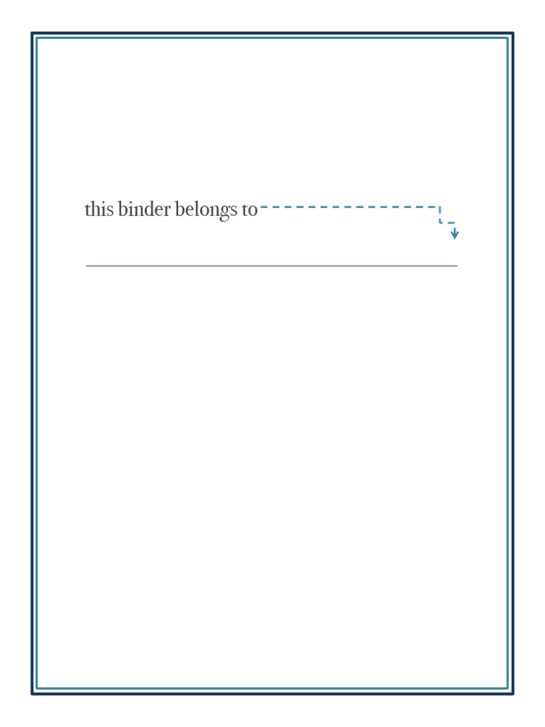 2022 2023+Student+Binder+Blue | PDF