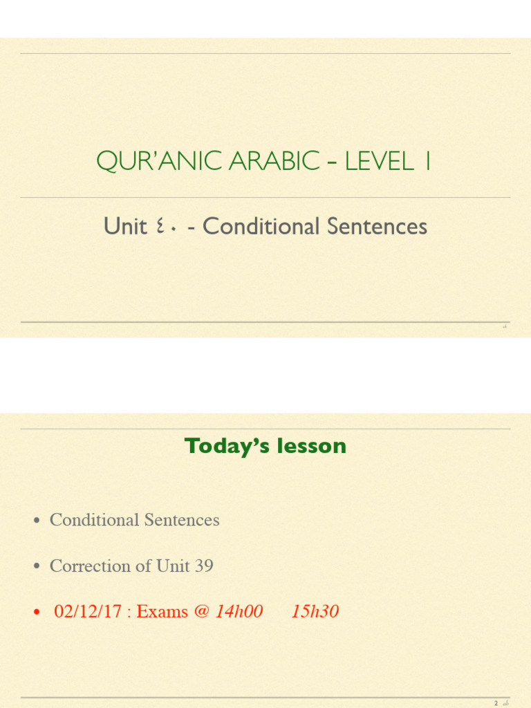 40 Conditional Sentences - Key | PDF