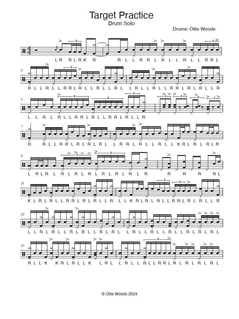 Target Practice Solo Clip - Score | PDF