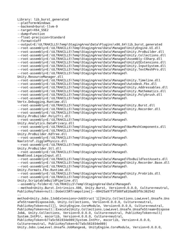 Lib Burst Generated | PDF