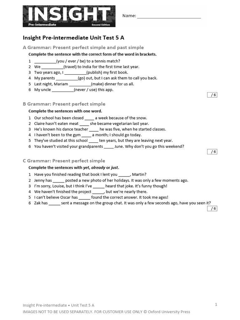 Insight Pre-Intermediate | PDF | Neil Armstrong