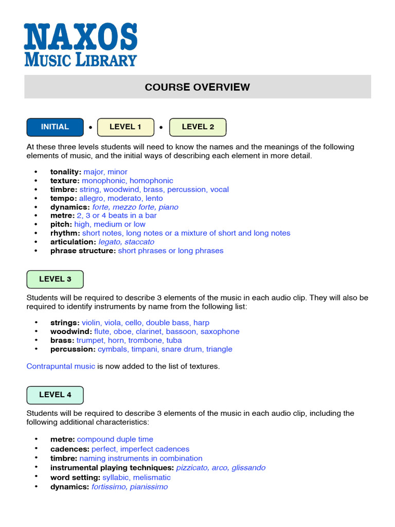 Course Overview | PDF