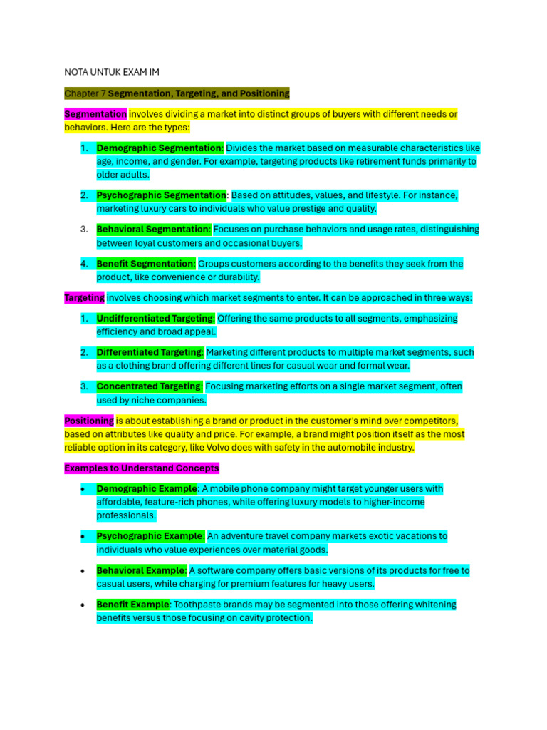 IM Notes Chapter 7 To 14 | PDF