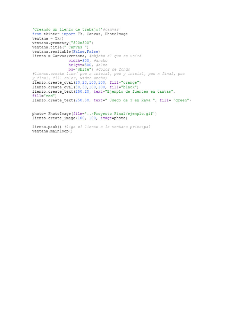 Tkinter y Base Del Proyecto Final | PDF