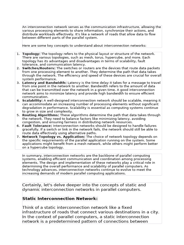 #Interconnection Mechanism | PDF