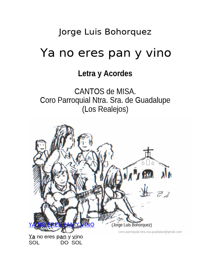 Ya No Eres Pan y Vino | PDF