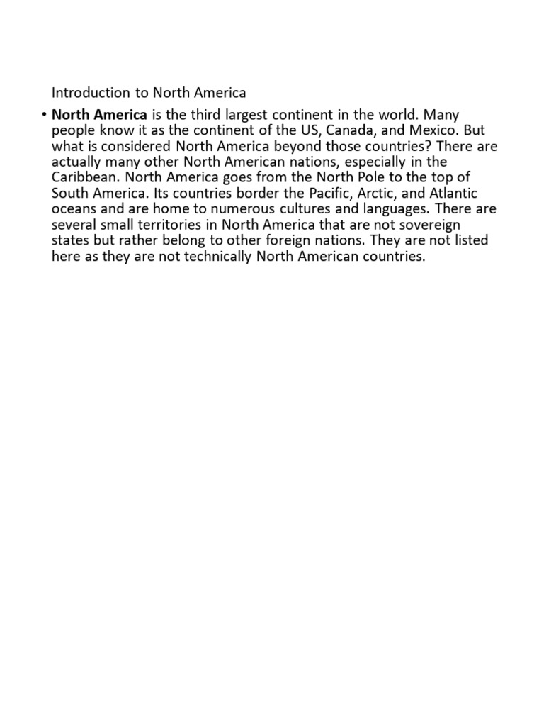 North America | PDF