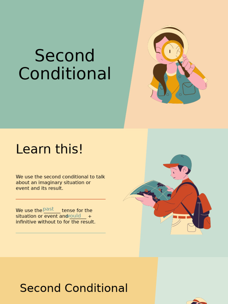 Colorful English Conditionals Presentation | PDF | Morphology | Semantic Units