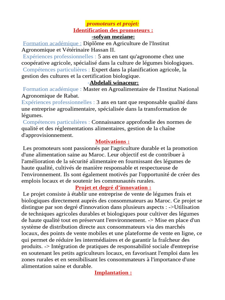 Wenasser Project With Soufian | PDF