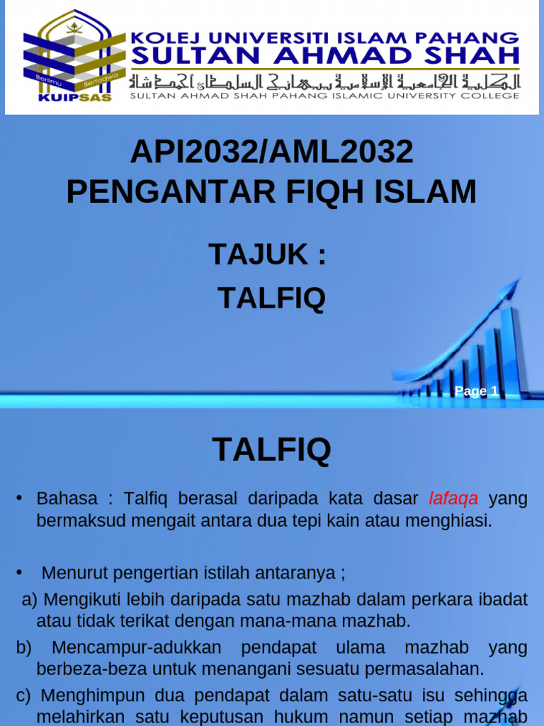 Talfiq | PDF