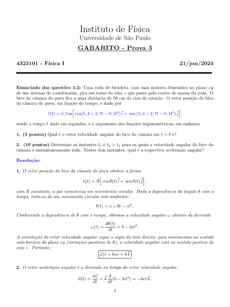 Gab Prova 3 | PDF