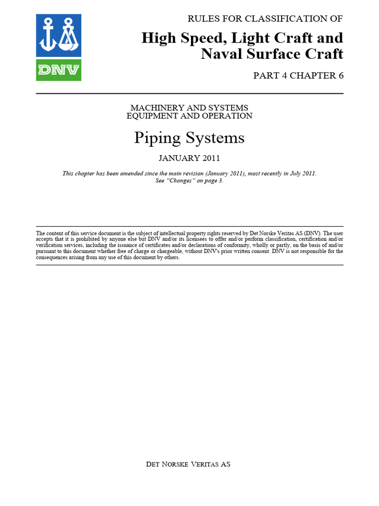 DNV GL Piping Systems | PDF