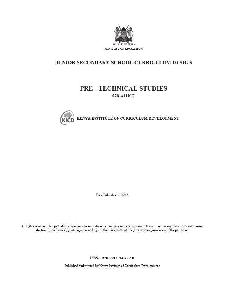 Pre Technical Studies Grade 7 Design | PDF