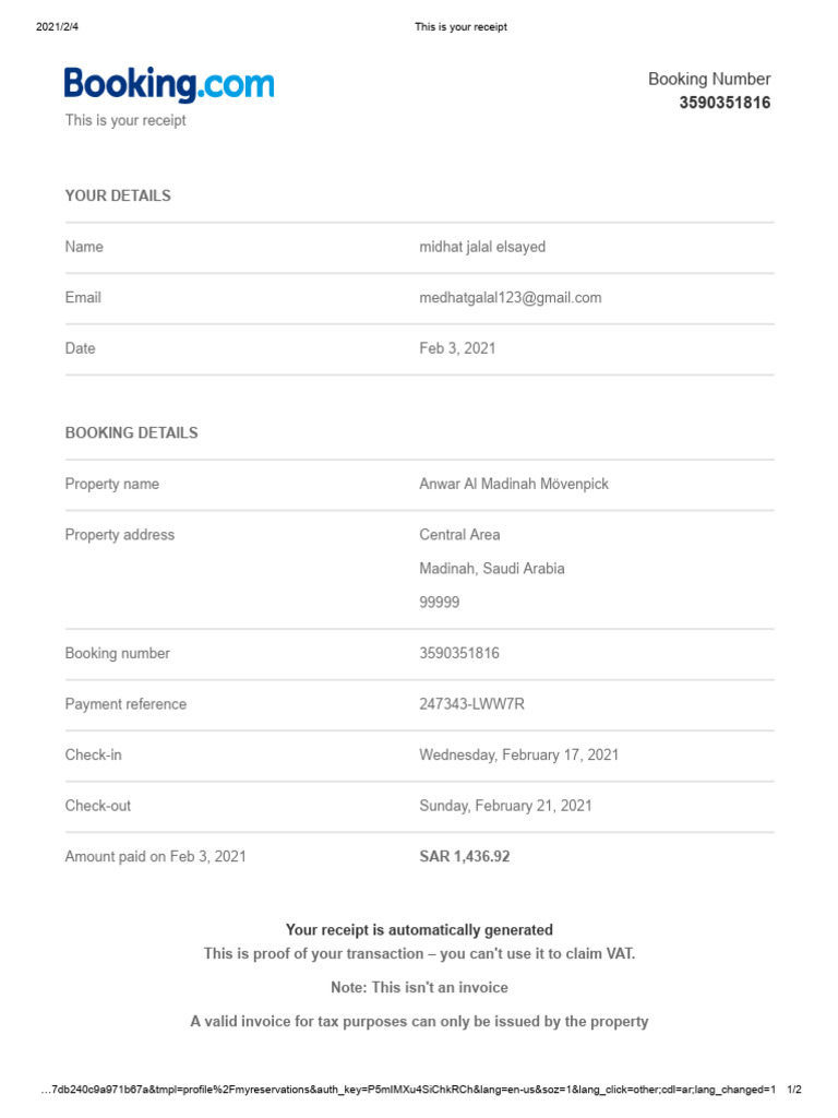 Manage Your Bookings | PDF