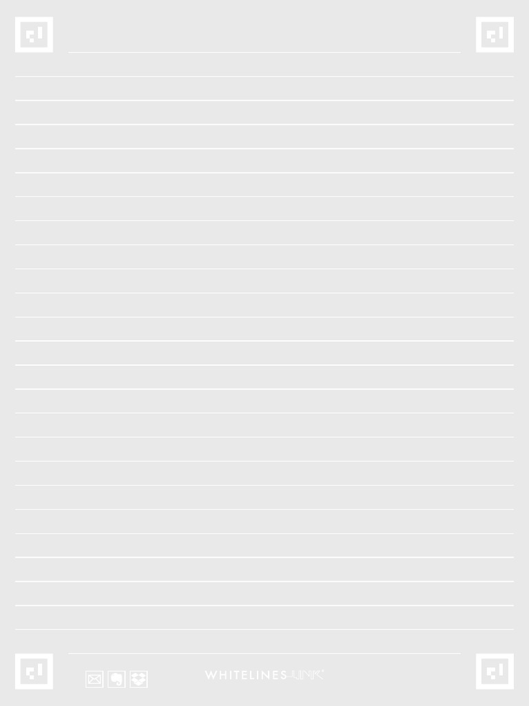 Whitelines Link A5 Lined Download | PDF