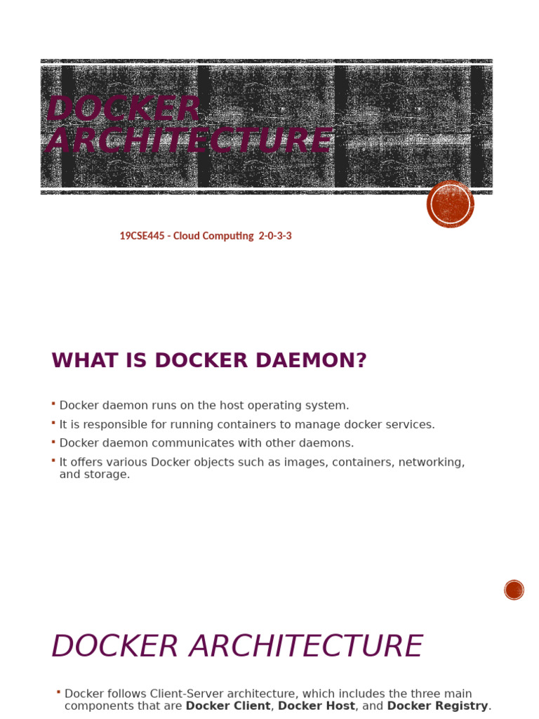 11 Docker Architecture | PDF
