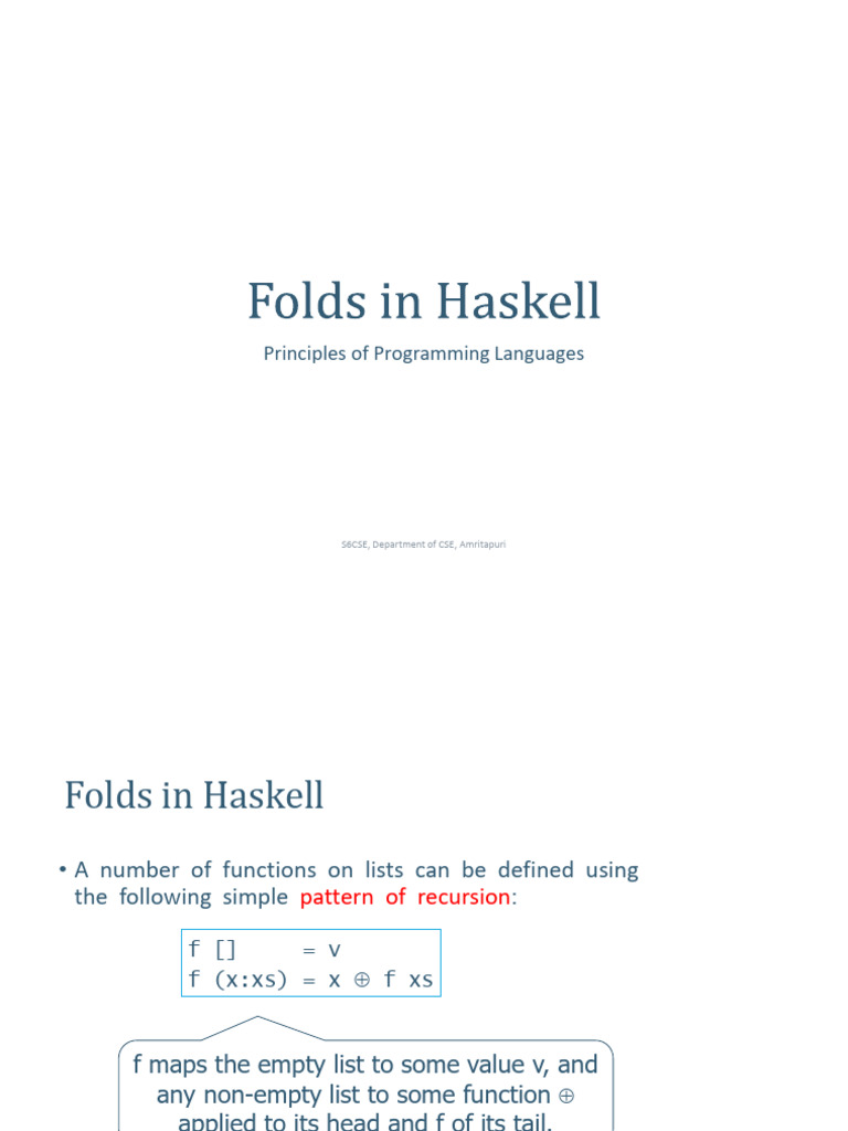 Fold Function | PDF