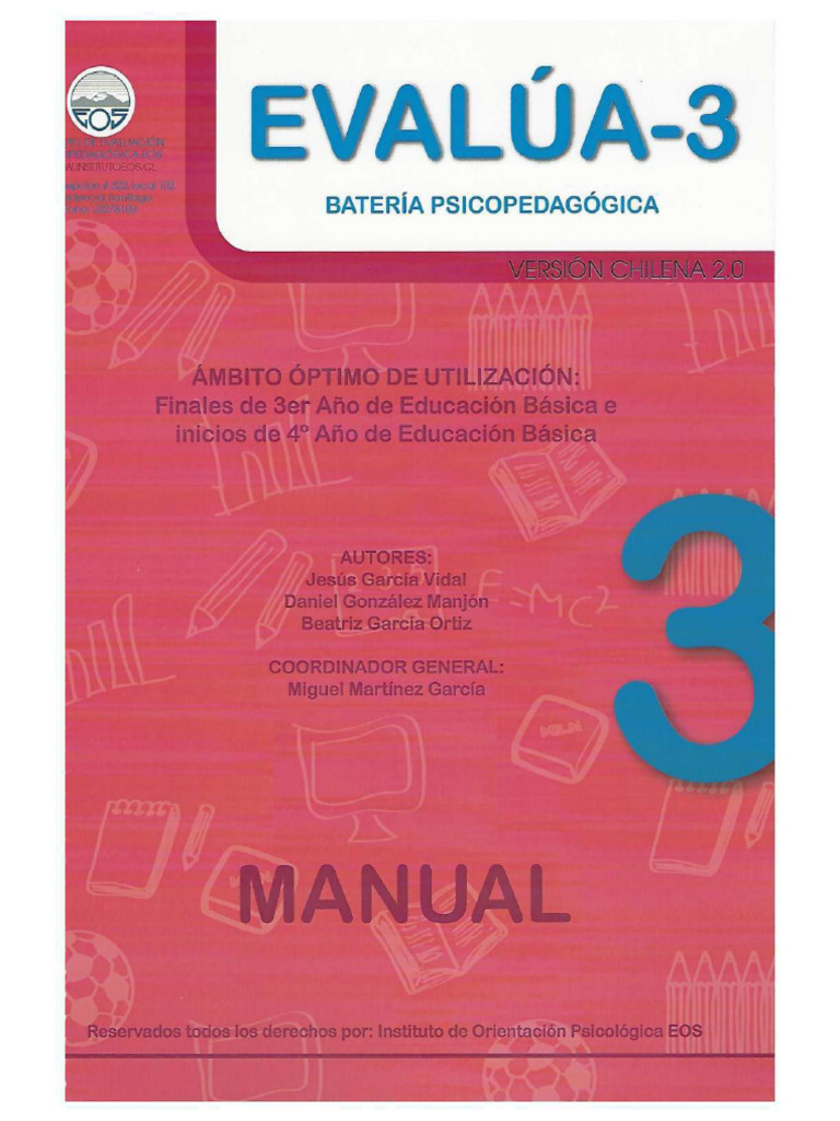 Manual Evalúa 3 2.0 | PDF
