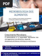 Fatores Intrínsecos e Extrínsecos | PDF | Microrganismo | Bactérias