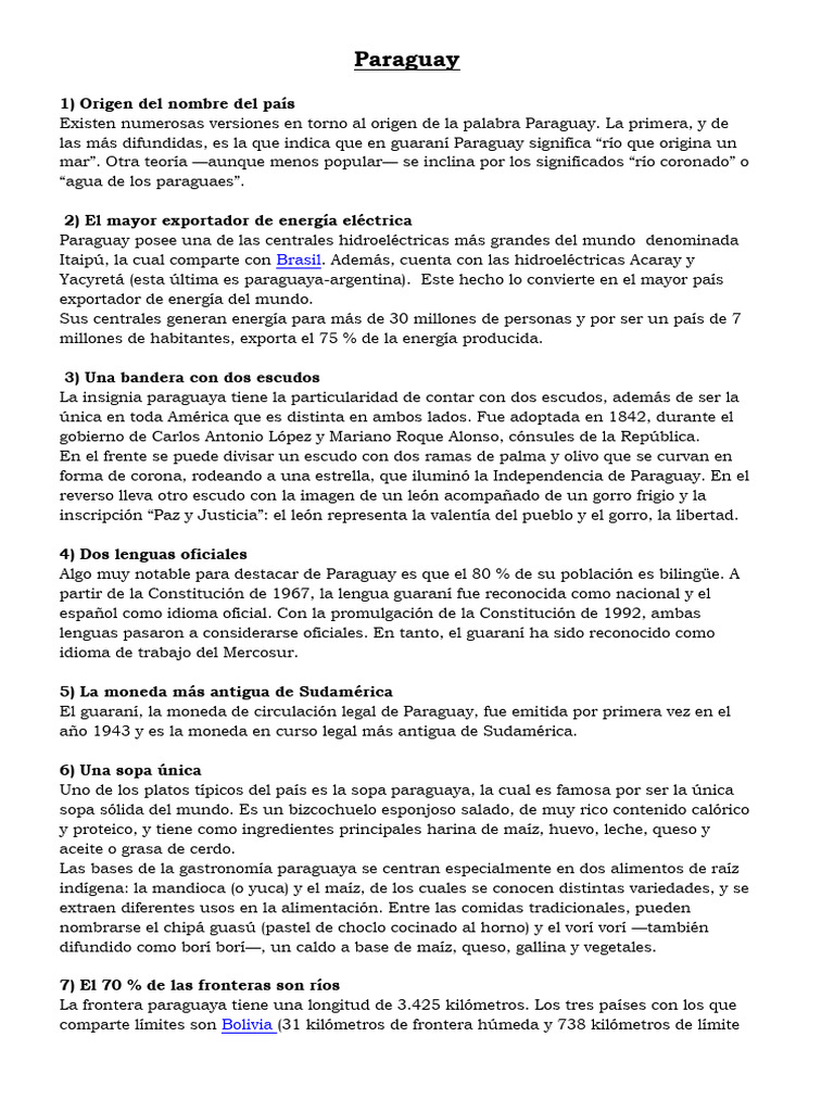 Paraguay | PDF