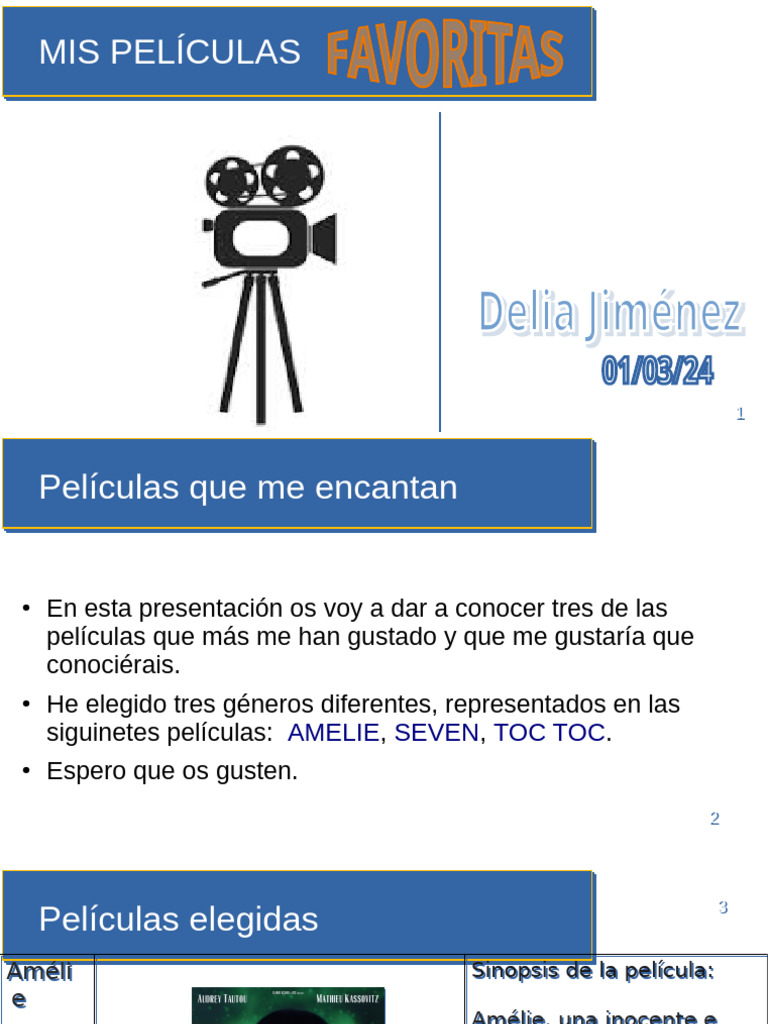 Mis Peliculas Favoritas. Trabajo FP PRP | PDF