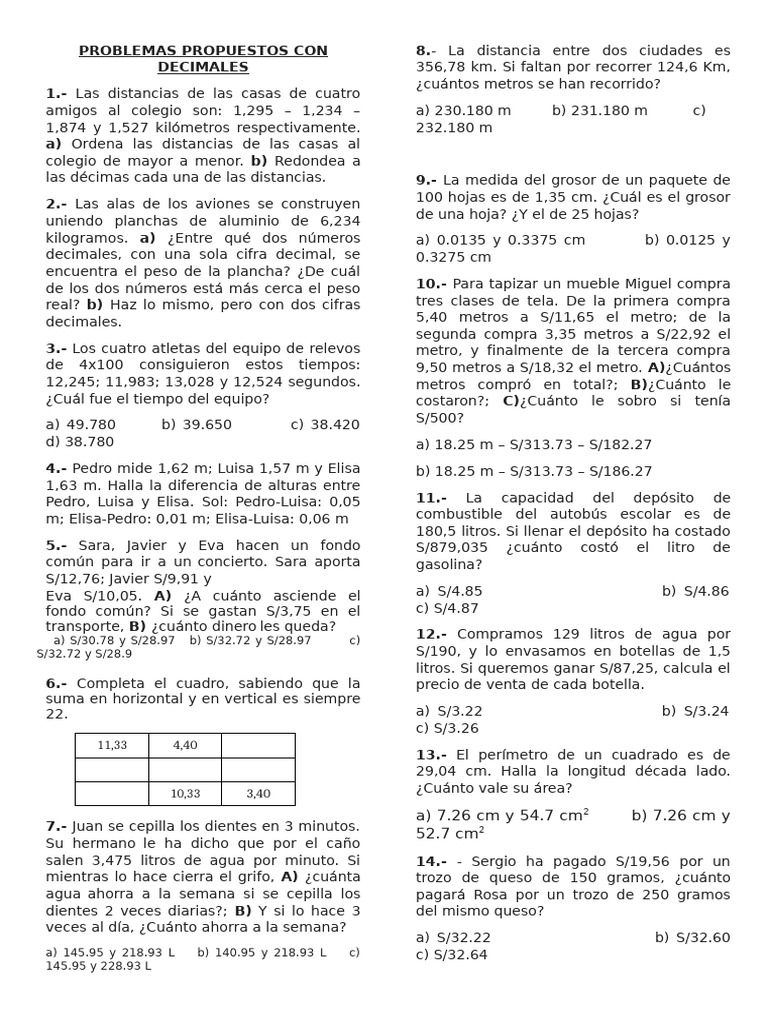 PROBLEMAS Propuestos-Sol | PDF