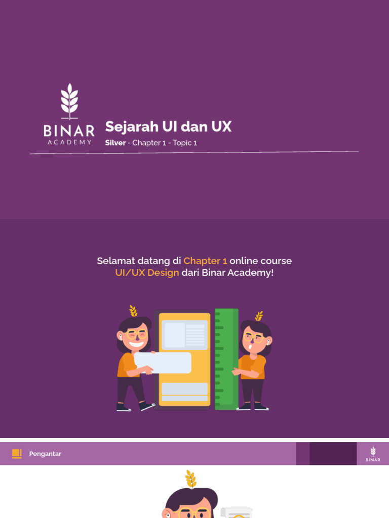 Chapter 1 Topik 1 Binar Academy | PDF