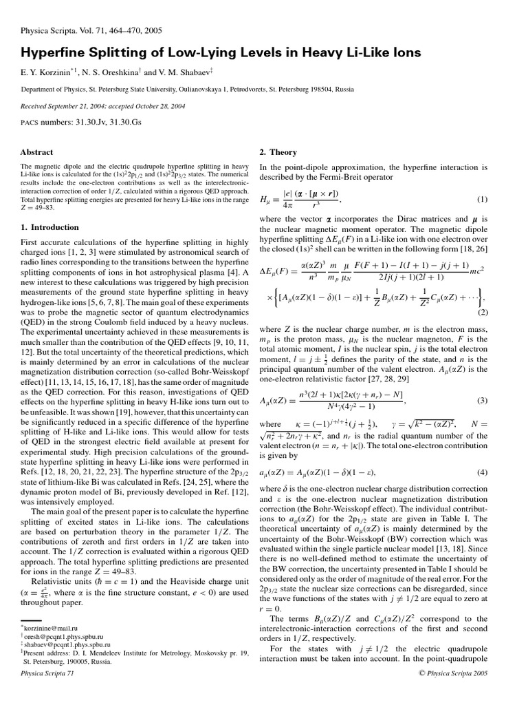 2005-PhysScr Korzinin | PDF