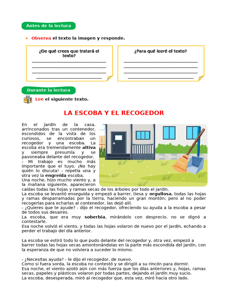 Dia 3 - Ficha - Capacidad Lectora | PDF