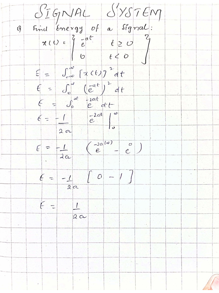 Signal and System | PDF