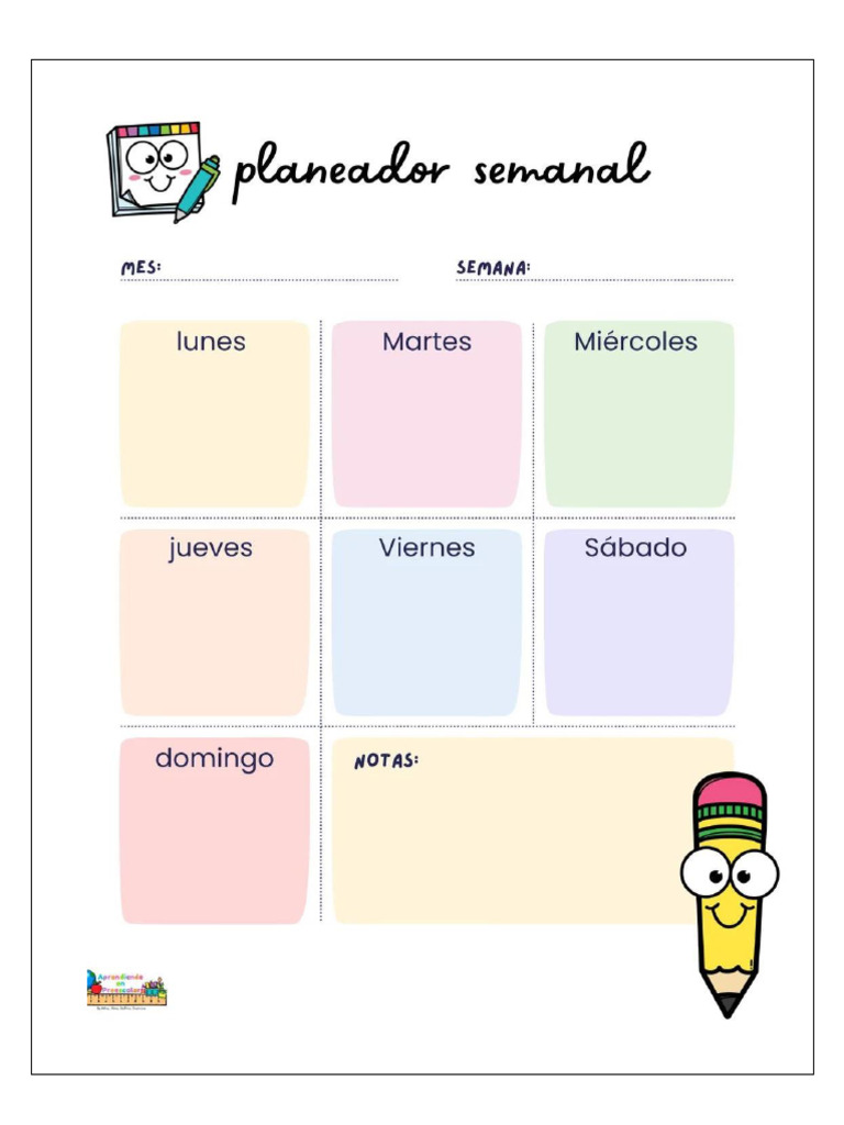 Planeador Semanal | PDF