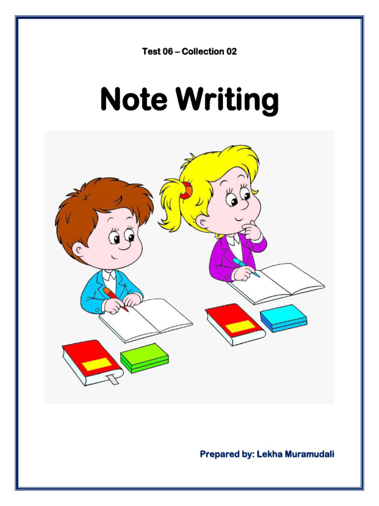 TEST 06 Note Writing | PDF