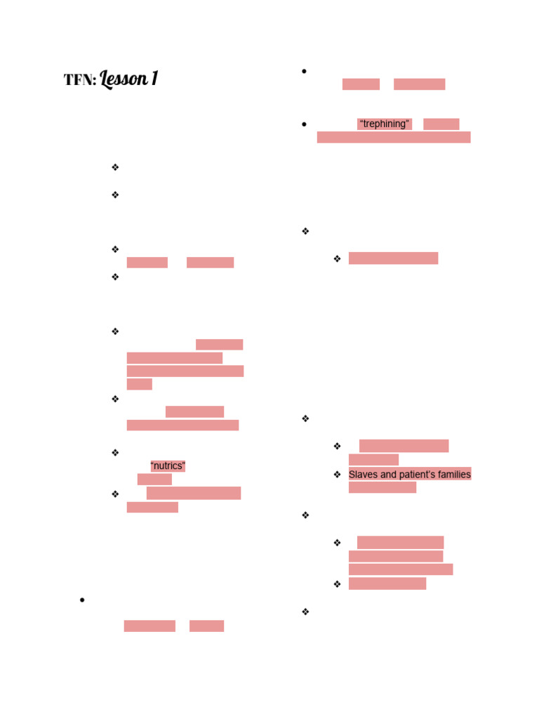 TFN Lesson 1 | PDF