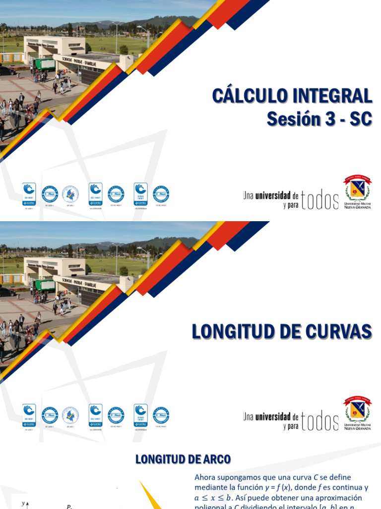 Sesión 3-C2 - Longitud de Curva - Ecuaciones Parameticas | PDF | Curva ...